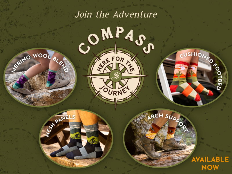 Coming Soon: Socksmith’s Merino Wool COMPASS Collection