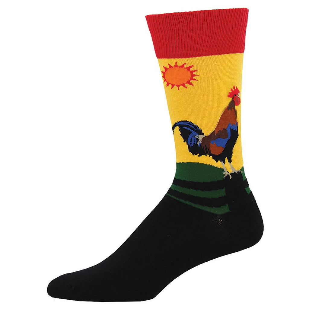Rooster Socks for Men | Gifts for Morning People | Socksmith