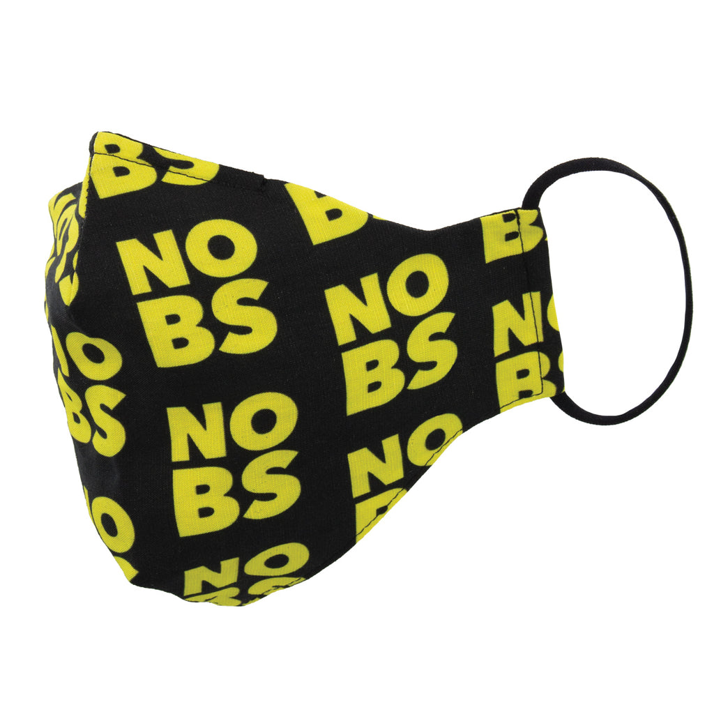 "NO BS" Face Mask - Adjustable Straps | By Socksmith