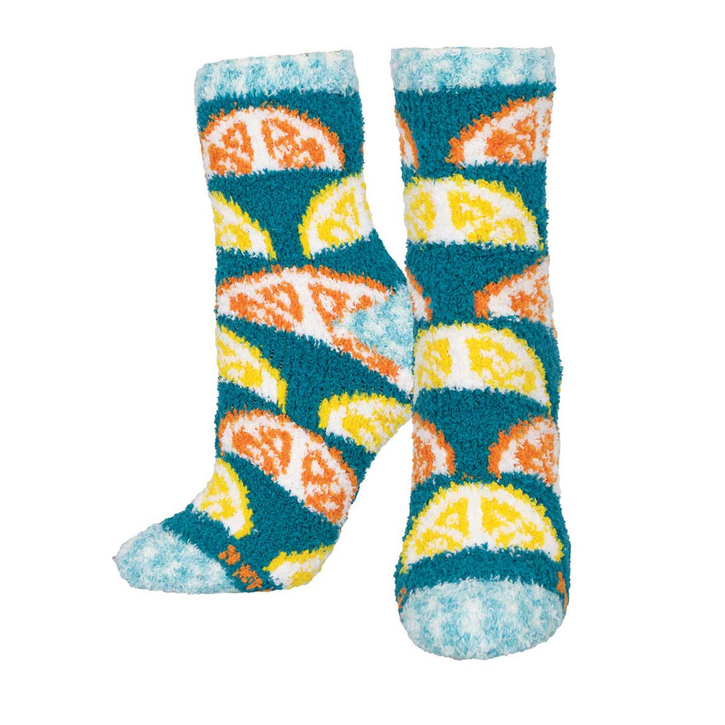 Cozy Socks for Women | Colorful Citrus Print | Socksmith
