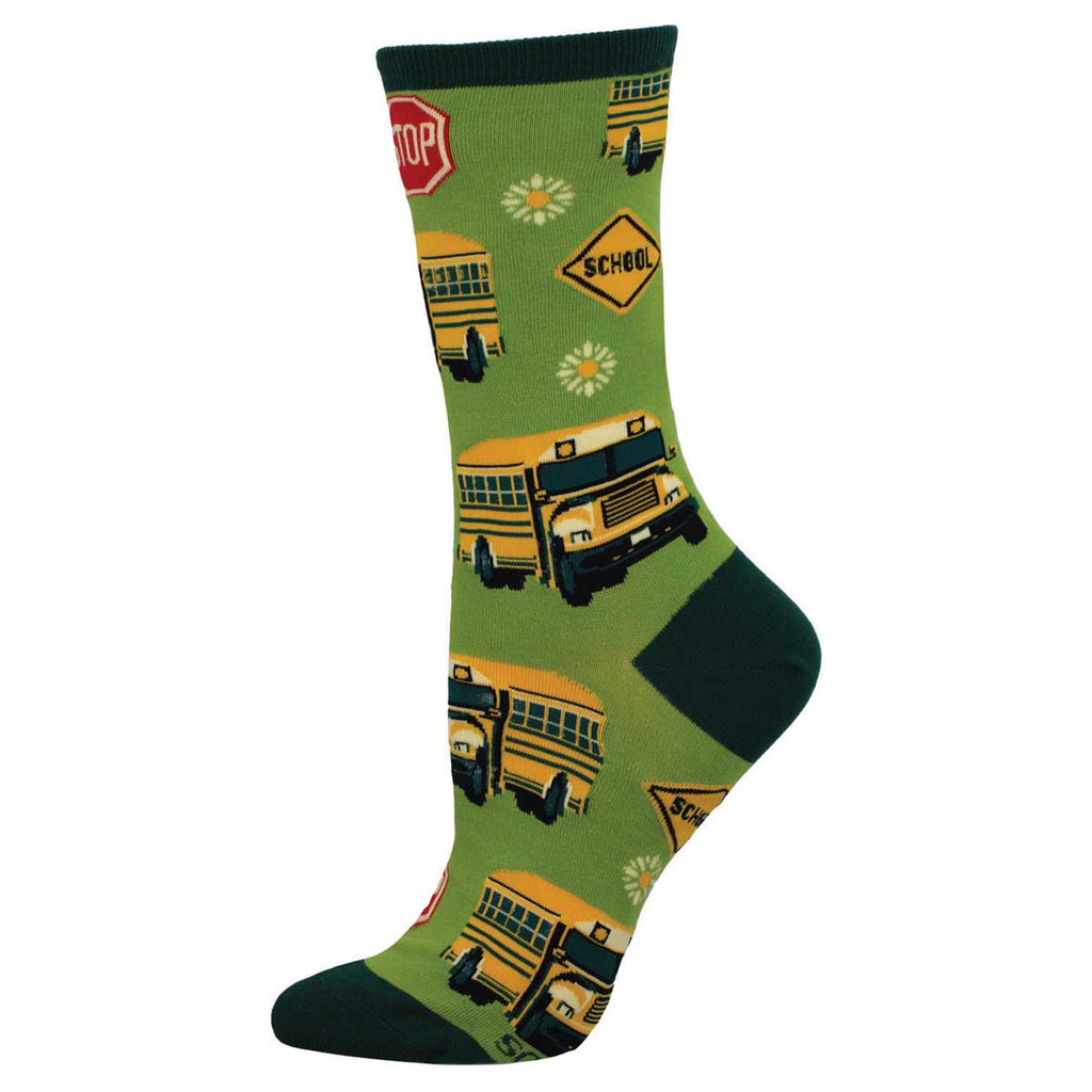 Yellow School Bus Socks — Gifts for Teachers, Students, and Bus Driver ...